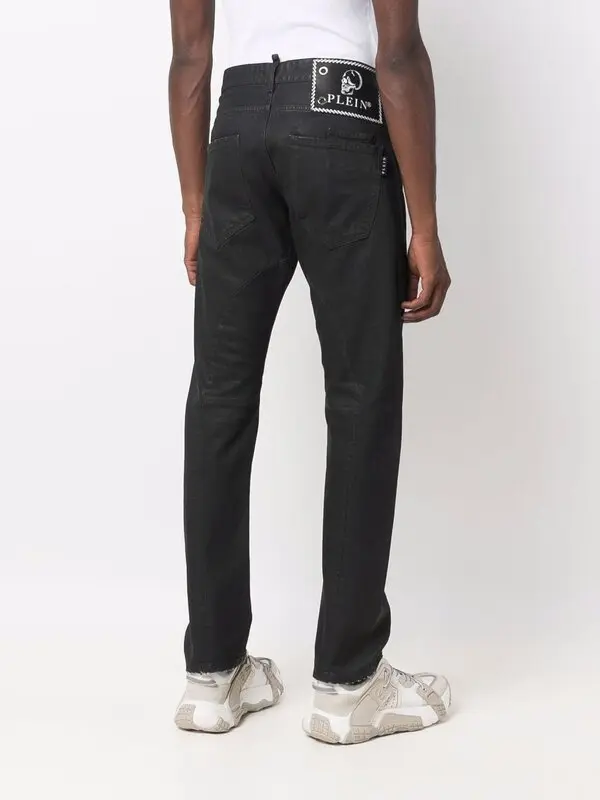 Philipp Plein Distressed Skinny-cut Jeans