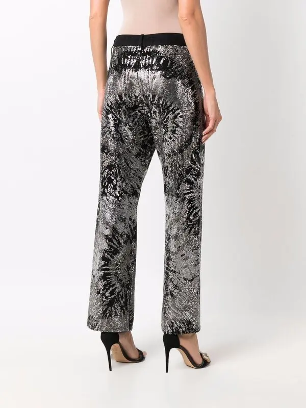 Philipp Plein Embellished Wide-leg Jeans