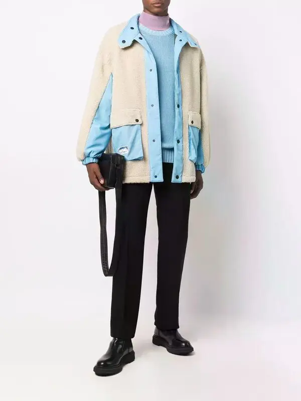 MSGM Reversible Faux-shearling Jacket
