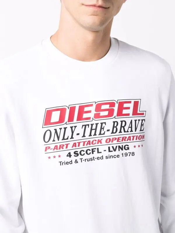 DIESEL Logo-print Sweatshirt