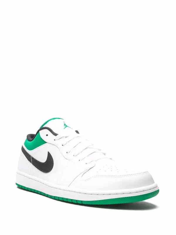 JORDAN Air 1 Low/lucky Green Sneakers - White