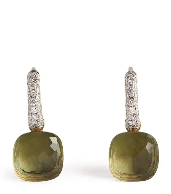 Pomellato Nudo Drop Earrings - Green