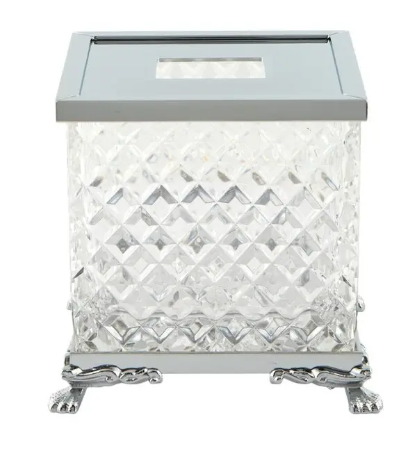 ZODIAC Lion Feet Tissue Box - Silver