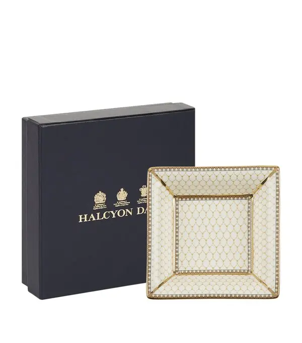 Halcyon Days Antlers Trinket Tray - Ivory