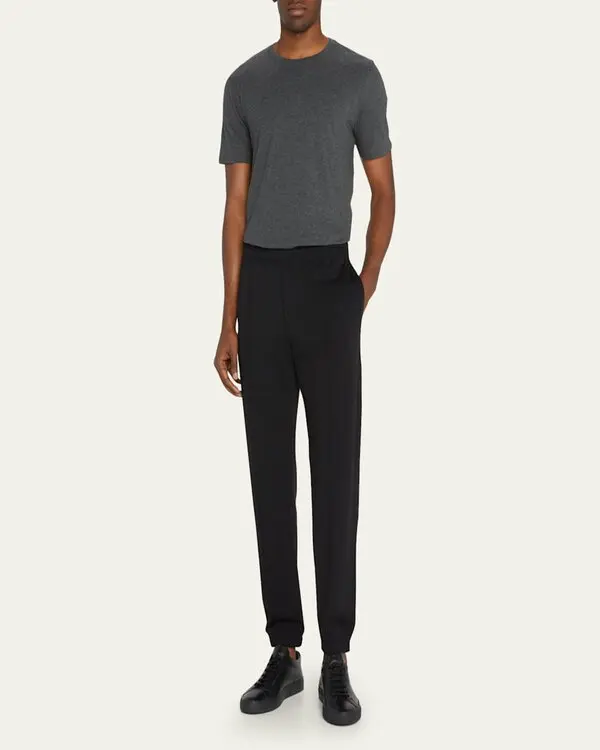 Vince Short-sleeve Pima Crewneck Jersey T-shirt - H Carbon