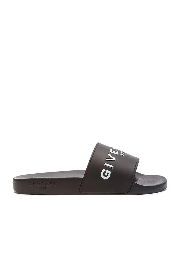 Givenchy Slide Sandals - Black