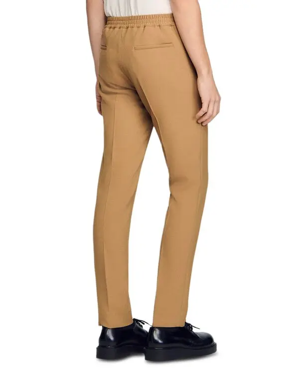 Sandro Jersey Pants - Nut