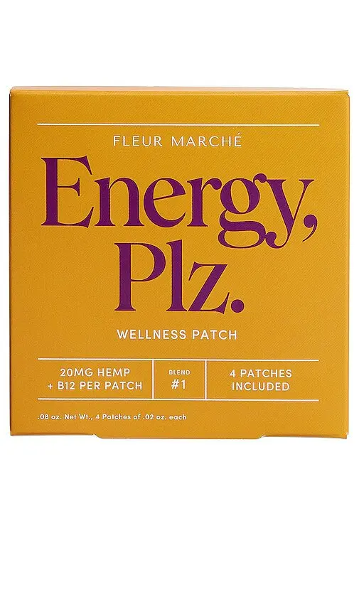 FLEUR MARCHE Energy, Plz Cbd Patch 4 Count - N,a