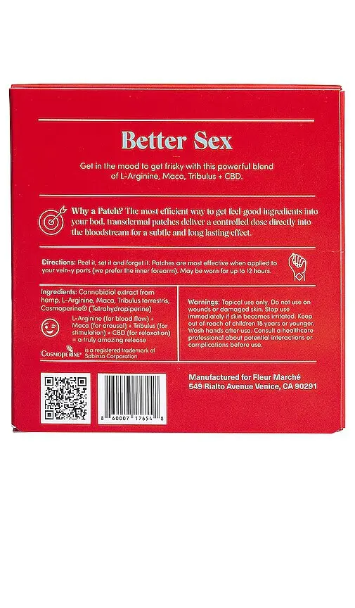 FLEUR MARCHE Sex, Plz Cbd Patch 4 Count