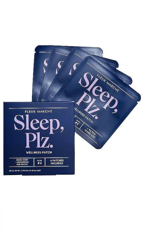 FLEUR MARCHE Sleep, Plz Cbd Patch 4 Count