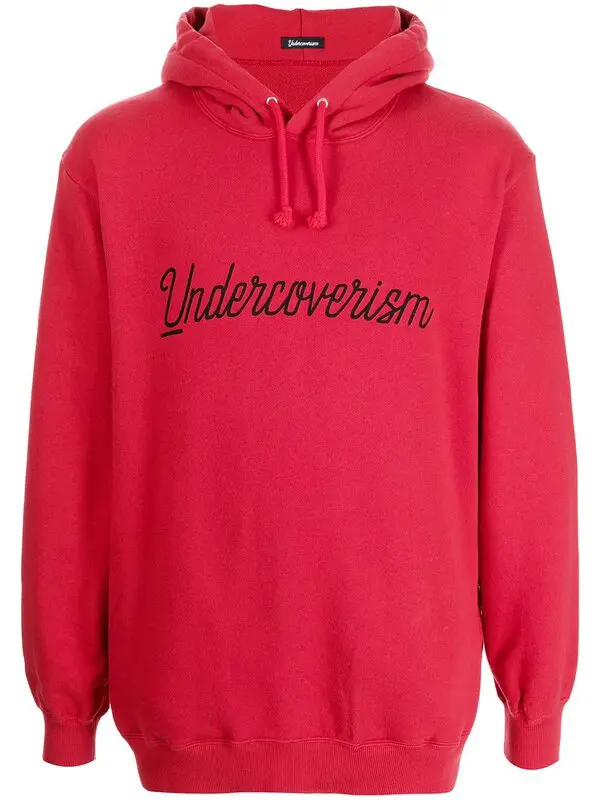 UNDERCOVERISM Cursive Logo-print Hoodie