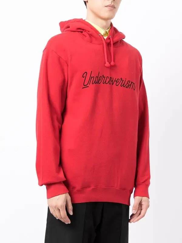 UNDERCOVERISM Cursive Logo-print Hoodie
