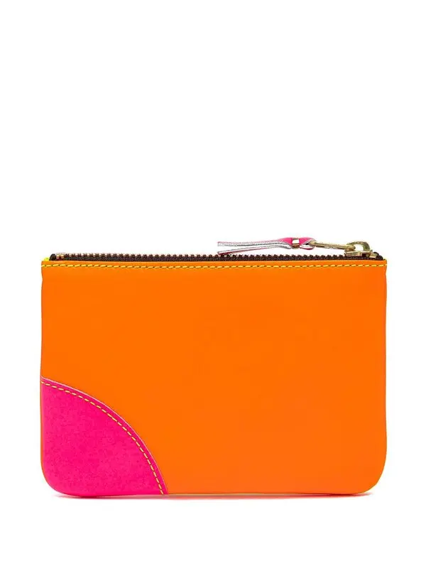 Comme Des Garçons Super Fluo Leather Pouch - Yellow