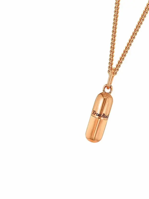 TRUE ROCKS Mini Pill Necklace - Pink