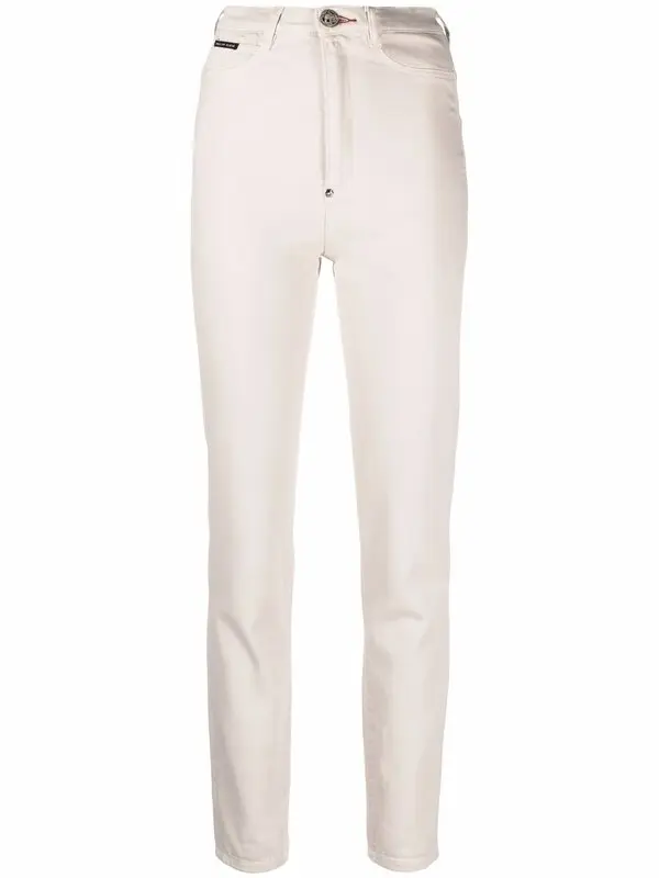 Philipp Plein High-waist Skinny Jeans - Neutrals