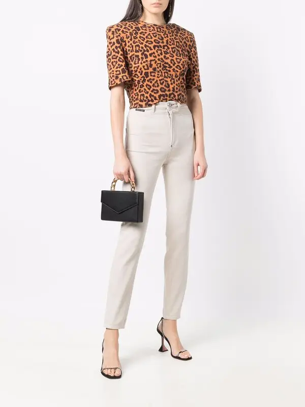Philipp Plein High-waist Skinny Jeans - Neutrals