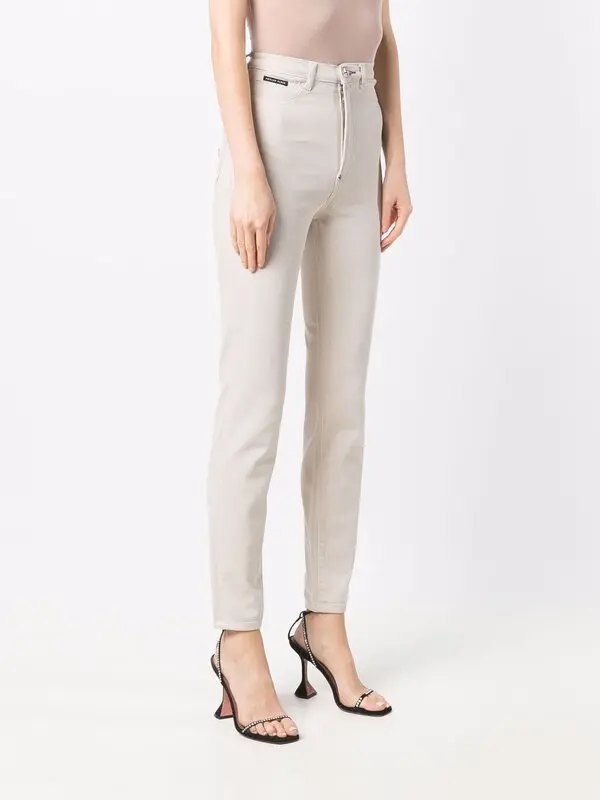 Philipp Plein High-waist Skinny Jeans - Neutrals