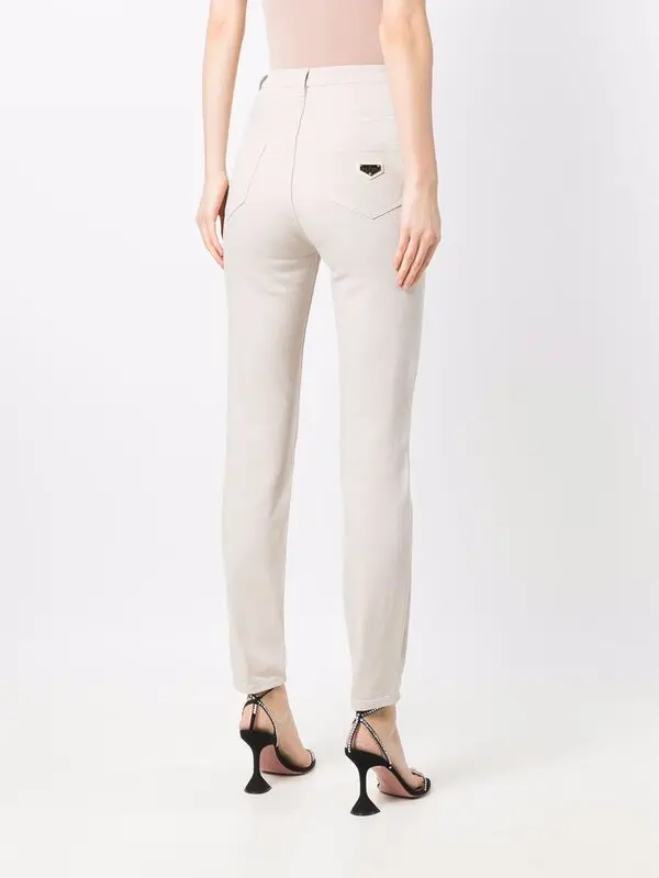 Philipp Plein High-waist Skinny Jeans - Neutrals