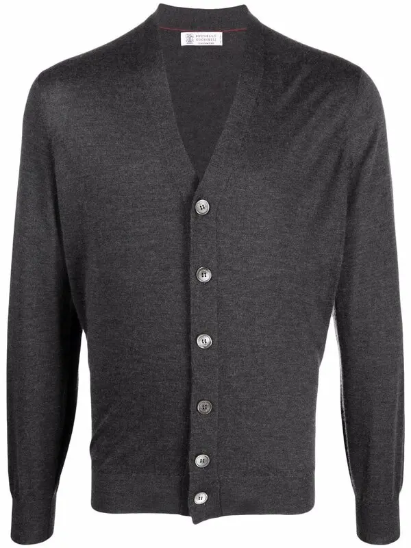 Brunello Cucinelli V-neck Cashmere-silk Cardigan