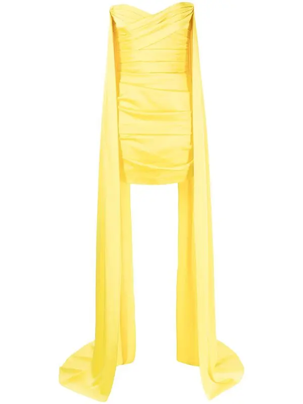 Alex Perry Draped Panel Ruched Dress