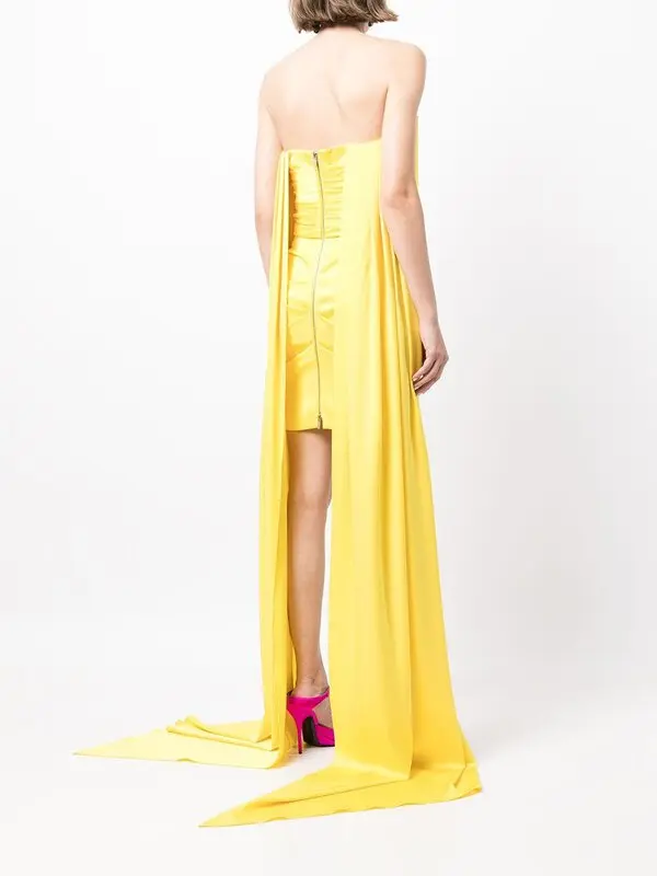 Alex Perry Draped Panel Ruched Dress