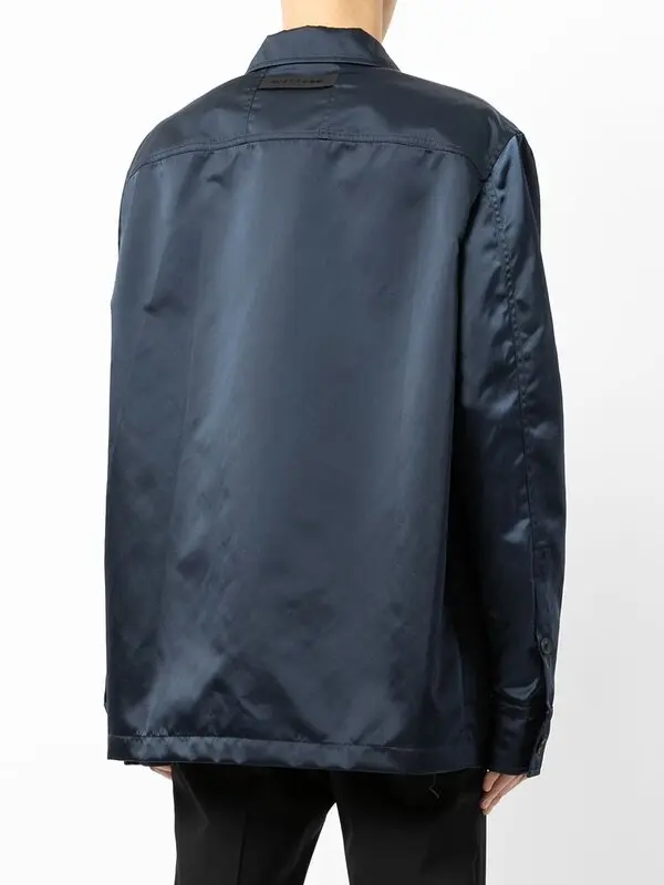 1017 Alyx 9sm Satin-finish Jacket - Blue