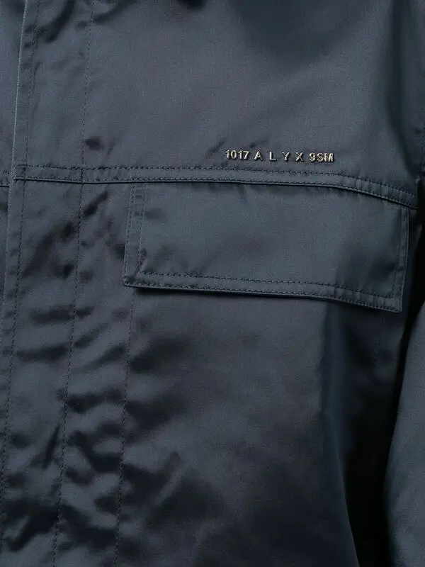 1017 Alyx 9sm Satin-finish Jacket - Blue