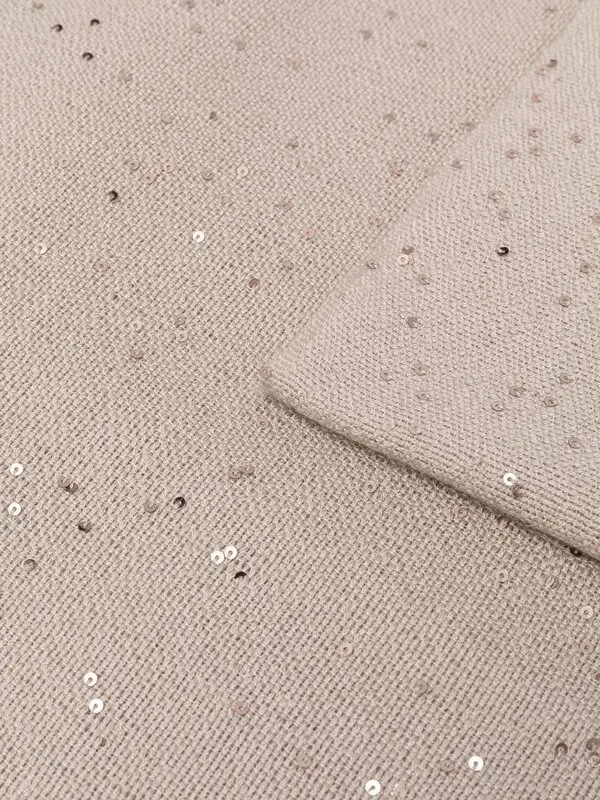 Brunello Cucinelli Sequin-embellished Scarf - Neutrals
