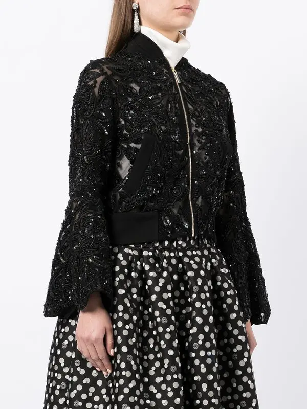 Elie Saab Sequin-embellished Jacket
