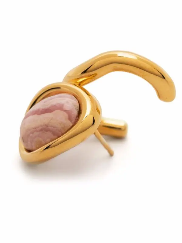 Charlotte Chesnais Neo Turtle Earring - Pink