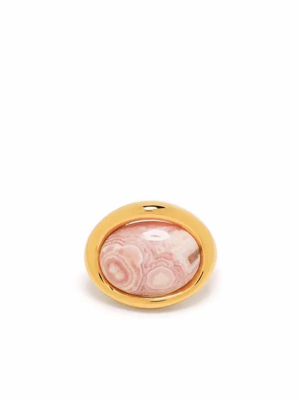 Charlotte Chesnais Neo Turtle Rhodochrosite Earcuff - Pink