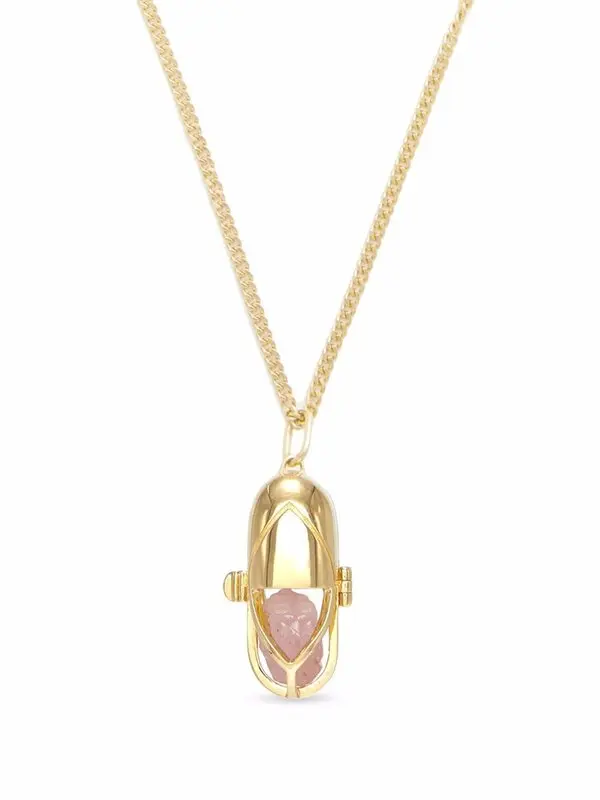 CAPSULE ELEVEN Crystal Quartz Pendant Necklace - Gold
