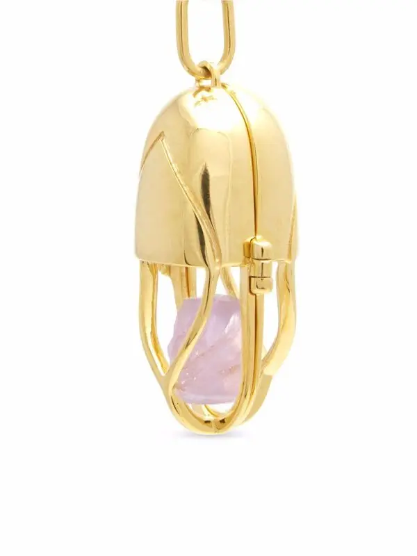 CAPSULE ELEVEN Crystal Quartz Pendant Necklace - Gold