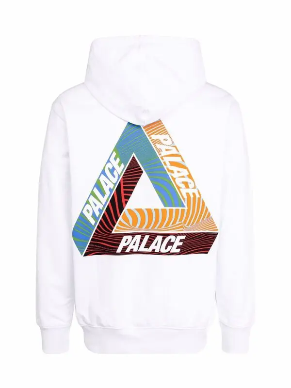 PALACE Tri-tex Logo-print Hoodie - White