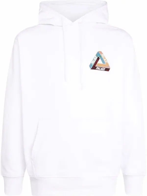 PALACE Tri-tex Logo-print Hoodie - White