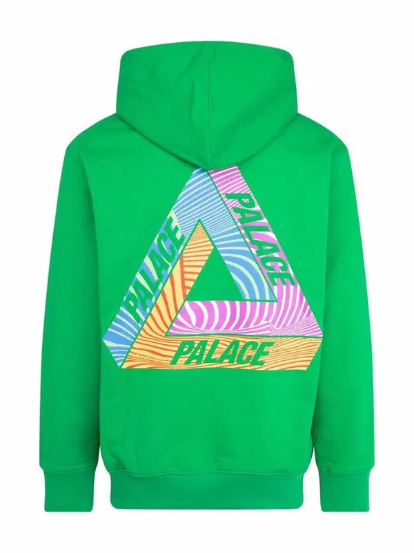 PALACE Tri-tex Logo-print Hoodie - Green