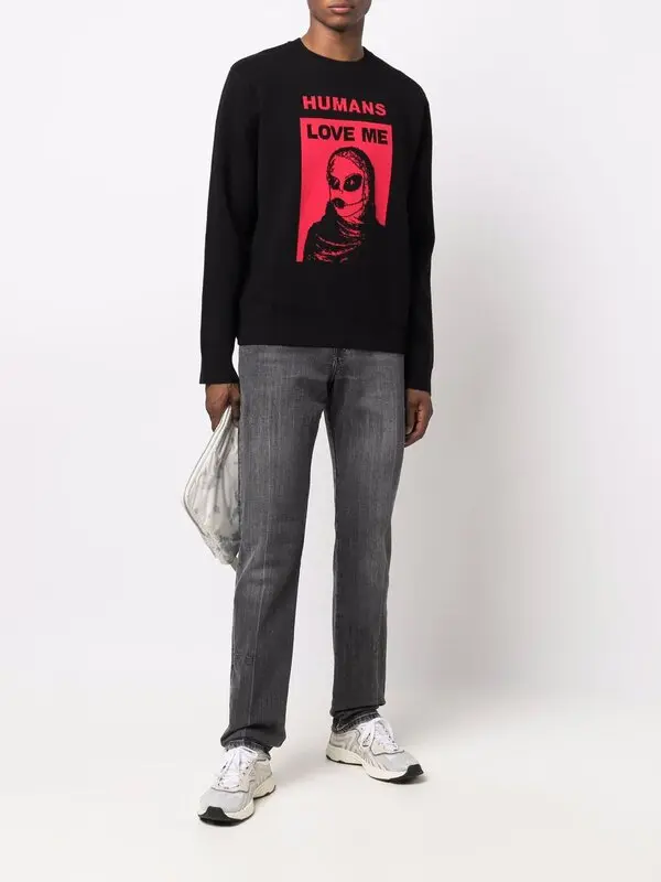 DIESEL® Alien Intarsia-knit Jumper