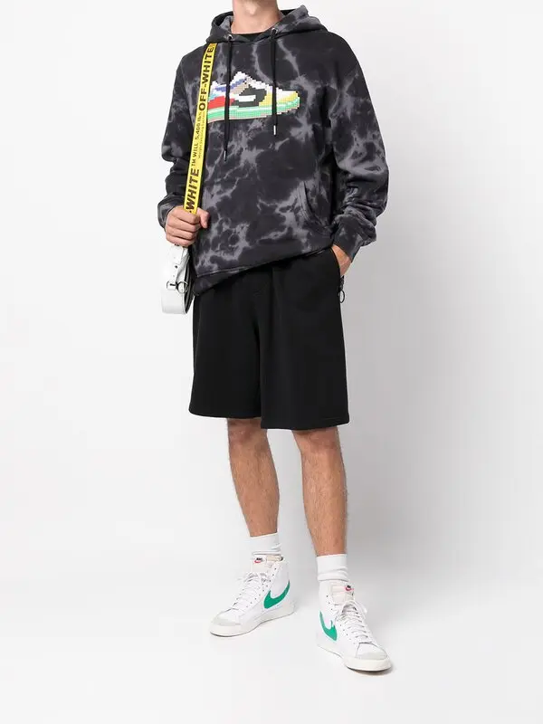 MOSTLY HEARD RARELY SEEN Cowboy-print Cotton Hoodie - Black