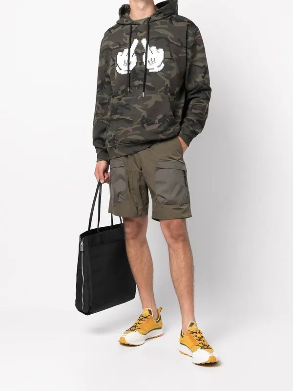 MOSTLY HEARD RARELY SEEN Double F-print Cotton Hoodie