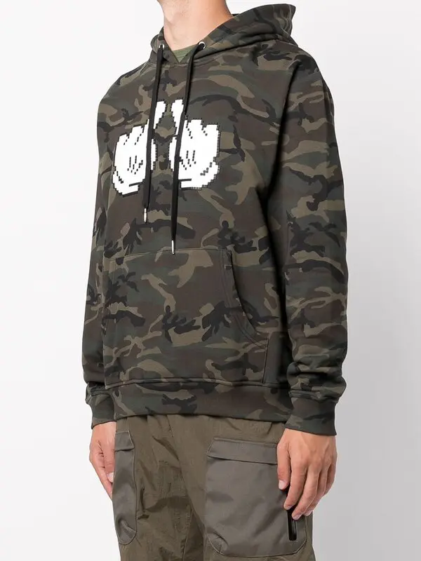 MOSTLY HEARD RARELY SEEN Double F-print Cotton Hoodie