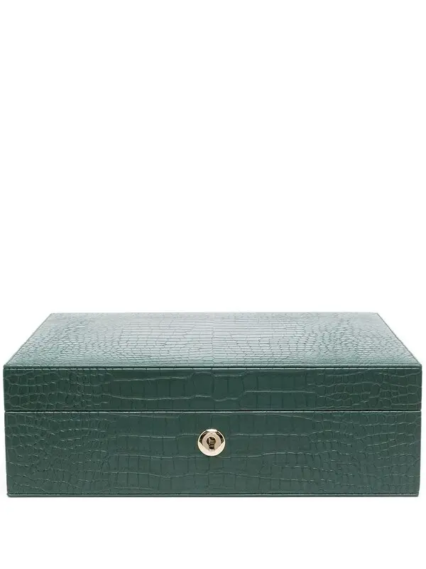 RAPPORT LONDON Eight-piece Watch Box - Green