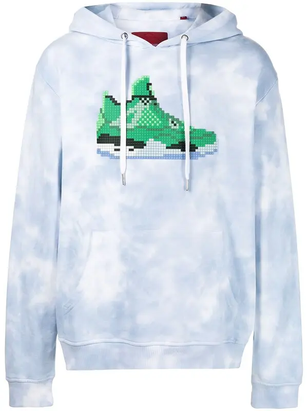 MOSTLY HEARD RARELY SEEN Mark 4-print Hoodie - White