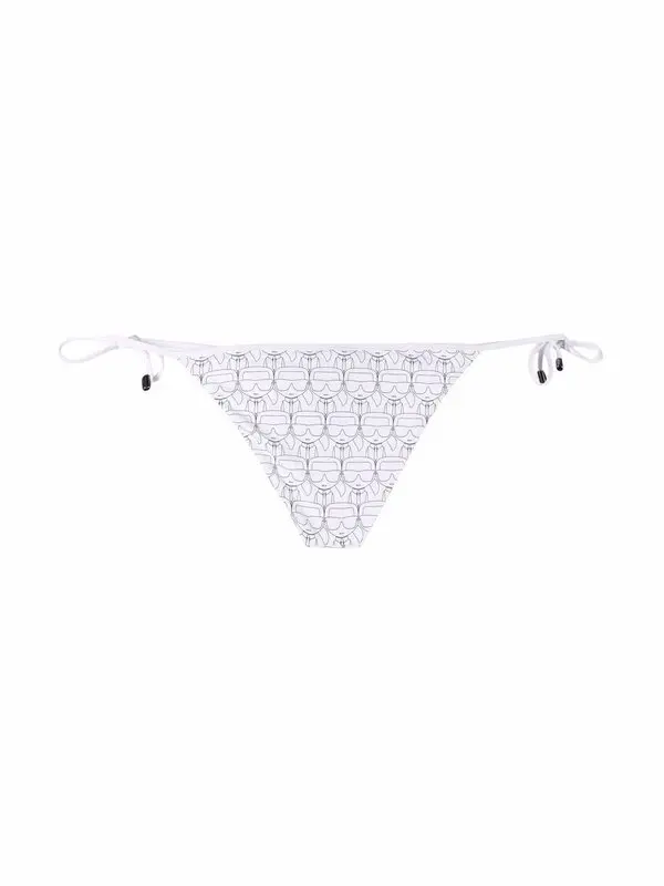 Karl Lagerfeld Icon Triangle Bikini Bottoms