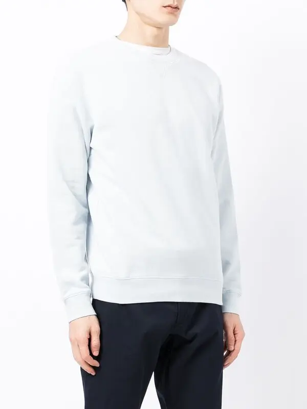Sunspel Ribbed-trim Cotton Sweatshirt