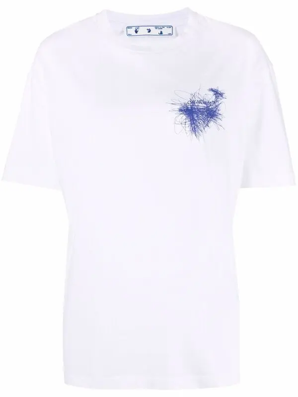 Off-White Printed Organic Cotton T-shirt