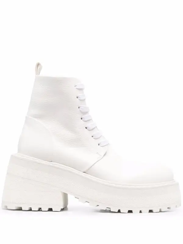 Marsèll Carretta Platform Boots - White