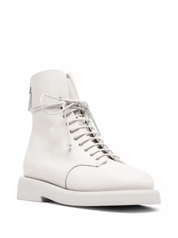 Marsèll Gommello Leather Combat Boots