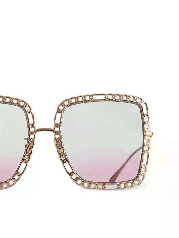 Gucci Chain-link Frame Sunglasses