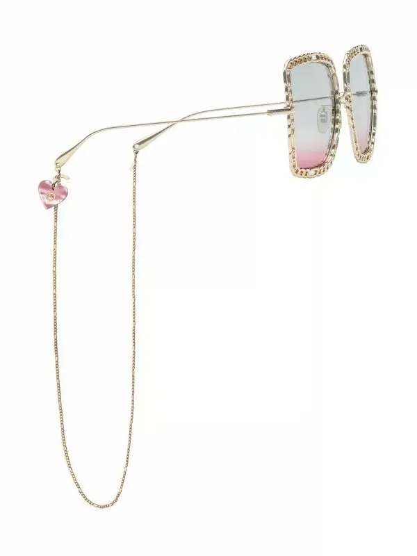 Gucci Chain-link Frame Sunglasses