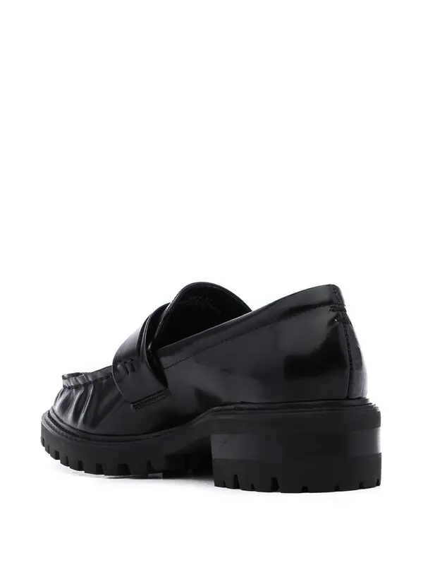Senso Met I Calf Leather Loafers